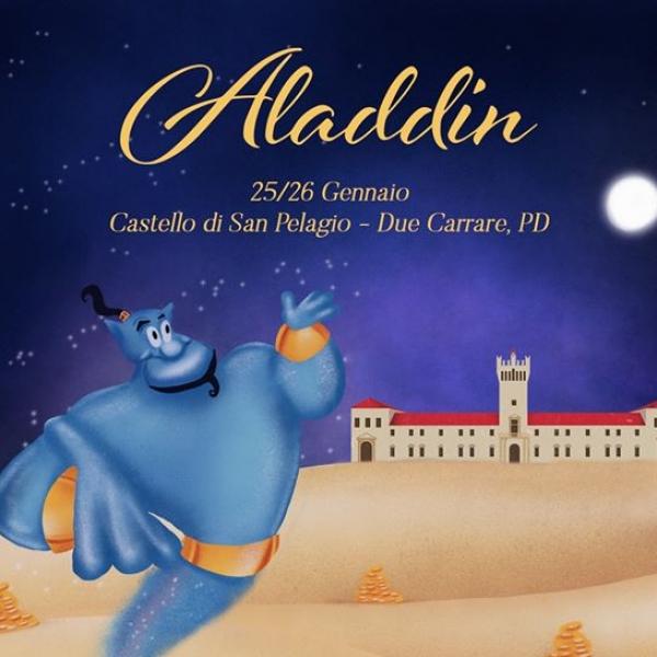 Aladdin al Castello di San Pelagio di Due Carrare, Padova
